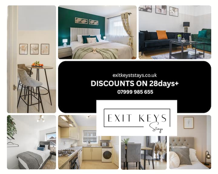 10%off|weeklyrate|relocation|leisure|wifi|sleeps5 - Aylesbury