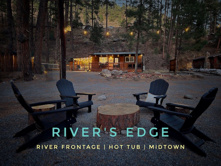 *River's Edge|hot Tub|river|near Midtown - Ruidoso, NM