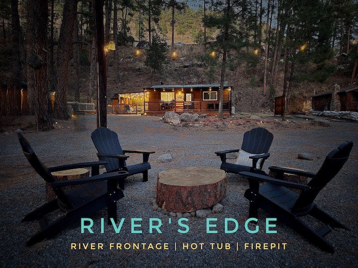 *River's Edge|hot Tub|river|near Midtown - Ruidoso, NM