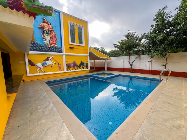 Villa Devi 3bhk Swimming Pool - 本地治里市