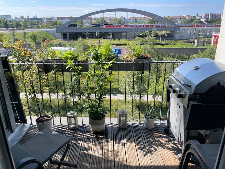 Ruhiges Helles Zimmer Nähe Zentrum Am Hirschgarten - Monaco