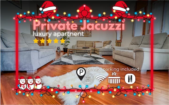 Luxe & Détente | 3 Ch, Jacuzzi, Parking - Turin