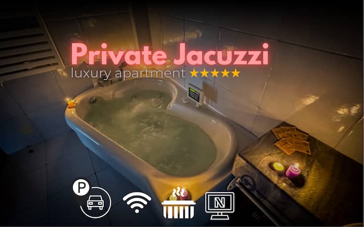 Luxe & Détente | 3 Ch, Jacuzzi, Parking - Turin