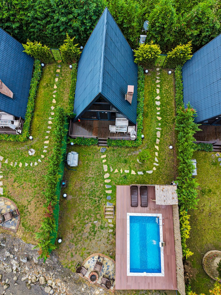 Müstakil Isıtmalı Havuzlu Bungalove 4 - Maşukiye