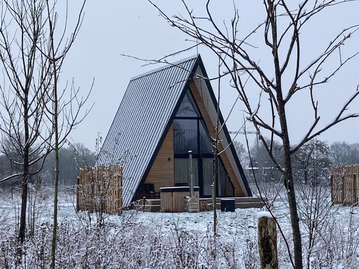 Luxe Wellness A Frame Lodge - Oisterwijk