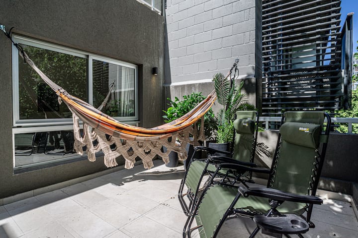 Luxury Sunny 2br With Pool + Private Terrace Bbq - Buenos Aires