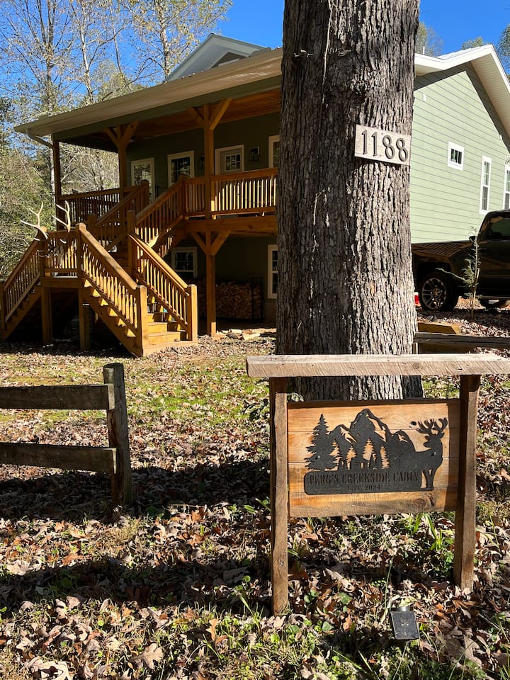 Perg’s Creekside Cabin (New Build) - Murphy, NC
