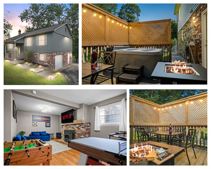 Lake Retreat • Hot Tub • Game Room • Sleeps 12 - 薩默斯維爾