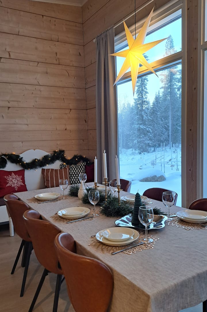 Arctic Giantlog Villa With A Ice Skating Area. - Rovaniemi