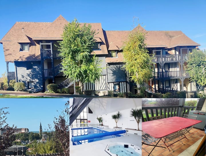 Deauville Proche Plage- Piscine Chauffée-jacuzzi - Pont-l'Évêque