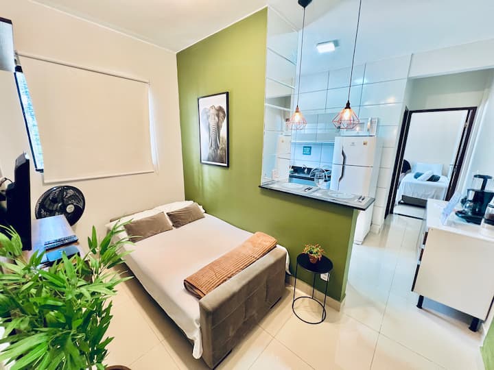 Apartamento Final Da Asa Sul Com Ar-condicionado - Brasília