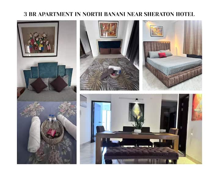 Luxury 3br Service Apt-north Banani Near Golf Club - Dhaka