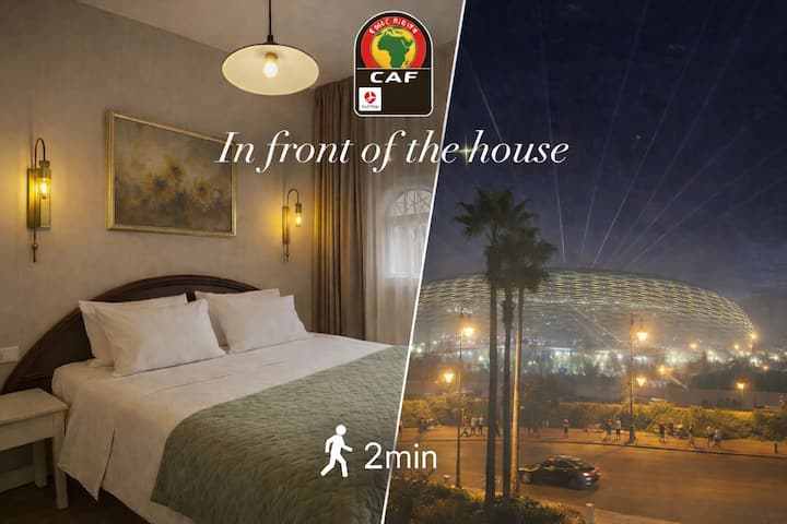 2min Stadium à Pied / Chambre Au Jardin Privé - Rabat