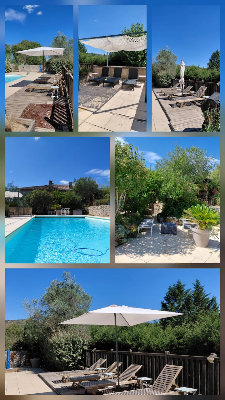 Appartement En Rdj De 78 M2  Avec Piscine Privée - Balazuc