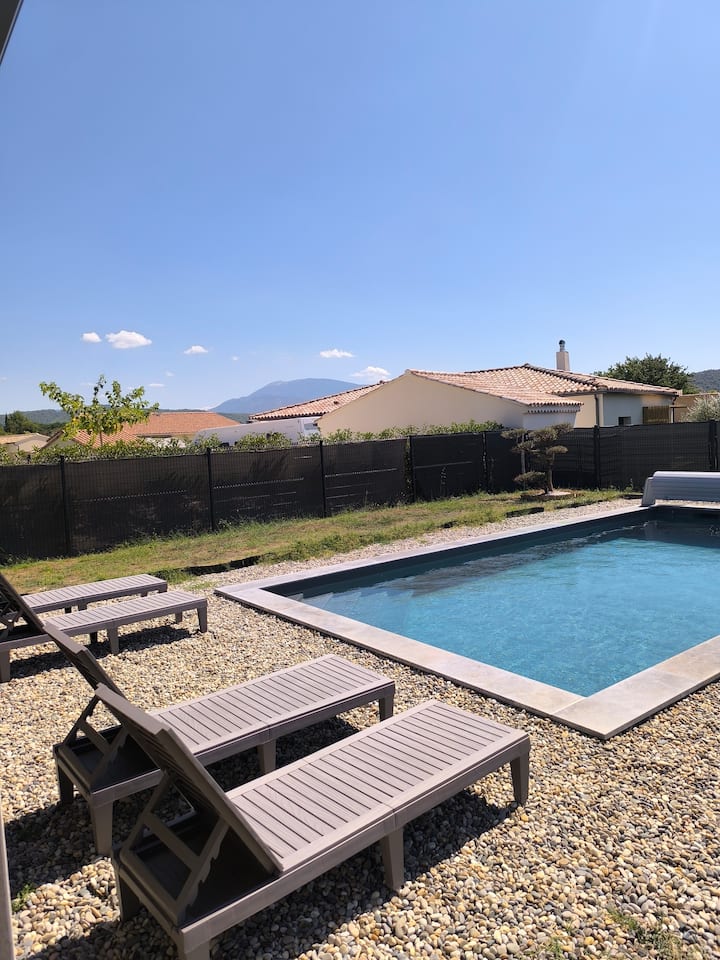 Villa Récente Climatisée Avec Piscine Privée - Vaison-la-Romaine