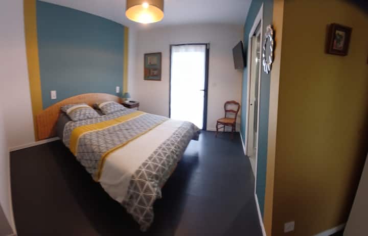 Agréable Chambre
Lit 160 Ou 2x80+bébé
S Eau Privée - Maché