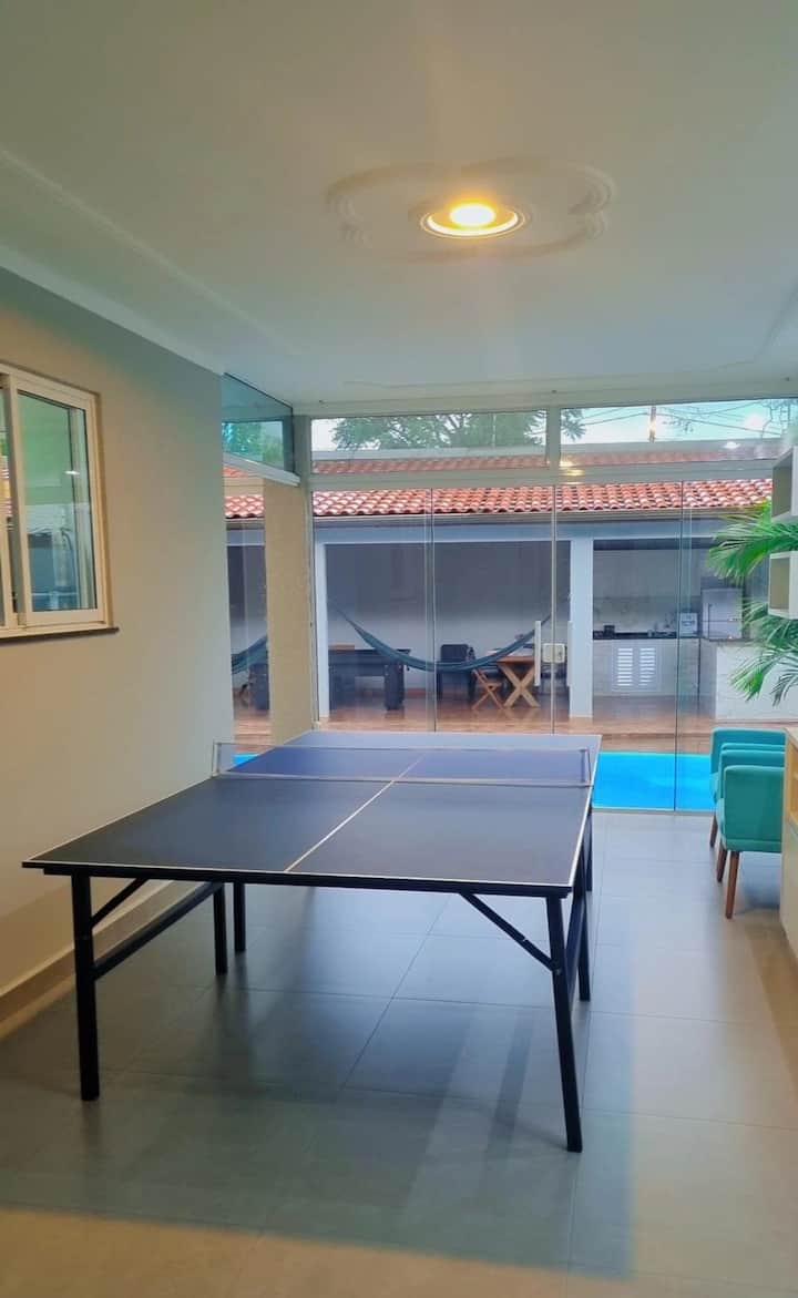 Casa Nova 300m Com Piscina, 5 Ar, Sinuca E Tênis - Foz do Iguaçu