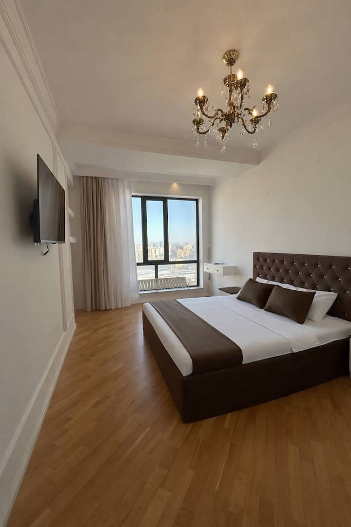 Nizami Street 1,4 Km/ 28 Mall 0,5 Km/ 2 Br/ 2 Lift - باكو