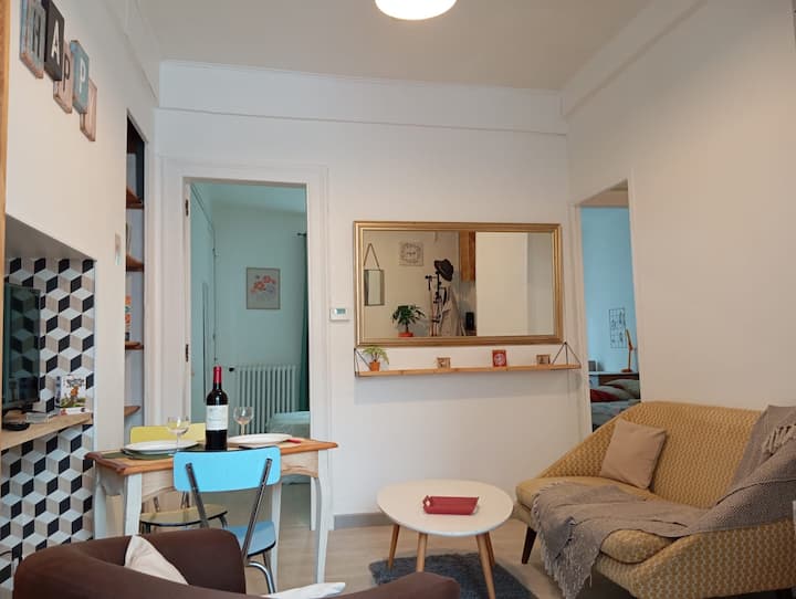 Appart Cozy Avec Terrasse - Plage du Havre