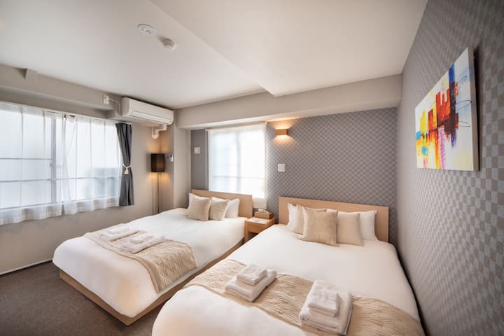 Chambre Double203：kintetsunara：6 Min Pied - Nara
