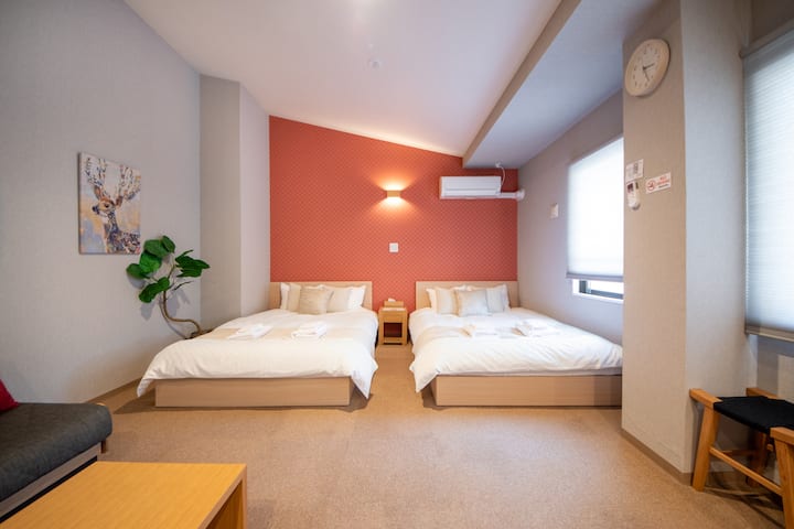 Chambre Double401：kintetsunara：6 Min Pied - Nara