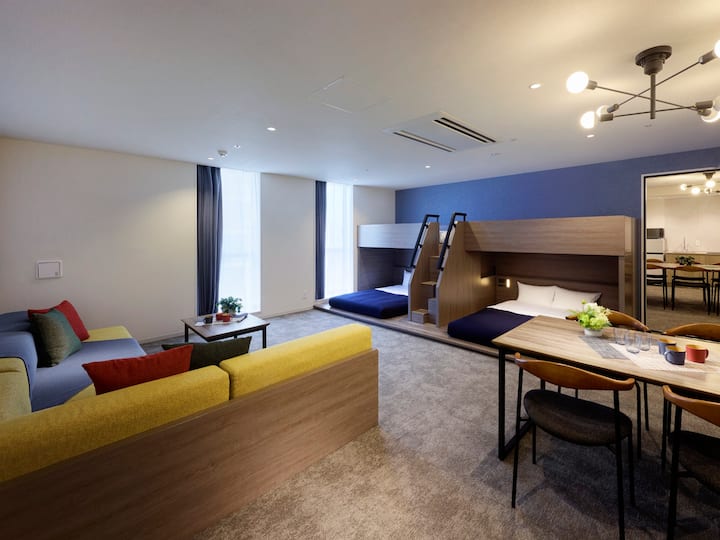 キッチン付きアパートメントホテル｜107㎡｜最大14名 - Nagoya