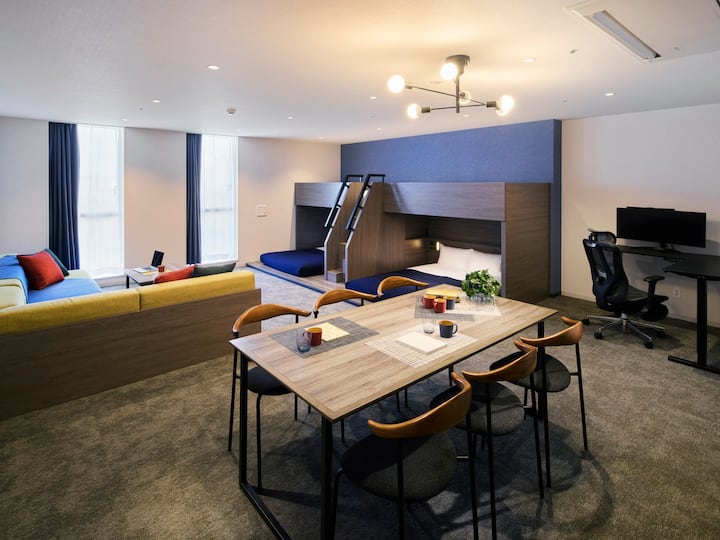 キッチン付きアパートメントホテル｜54㎡｜最大8名 - Nagoya