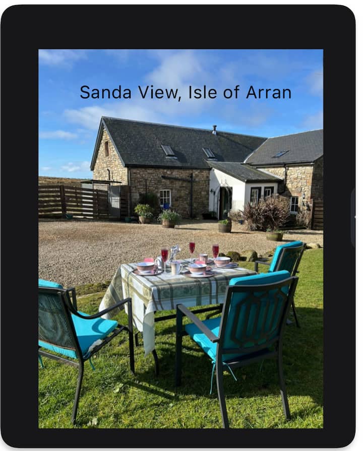 “Sanda View” - Well Behaved Dogs Invited - Isle of Arran