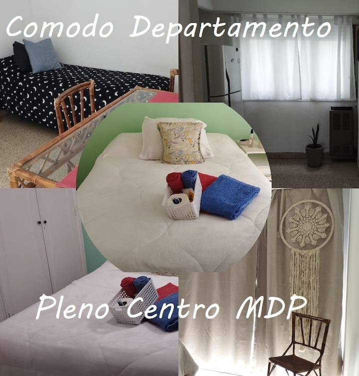 Comodo Departamento 2 Ambiente En Pleno Centro Mdp - Mar del Plata