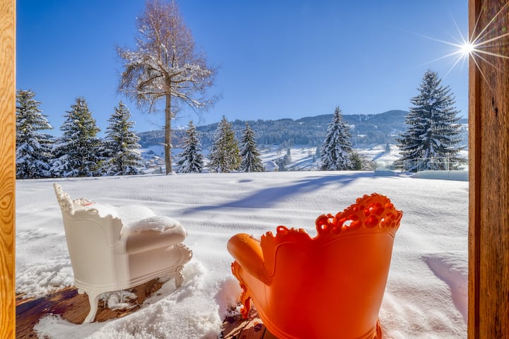 Fitzroy Purple•vue Mont-blanc Piscine Sauna Hammam - Combloux