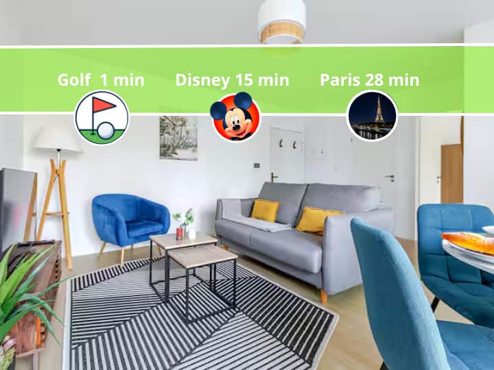 Le Golfeur - 15 Min Disneyland | 28 Min Paris - Marne-la-Vallée