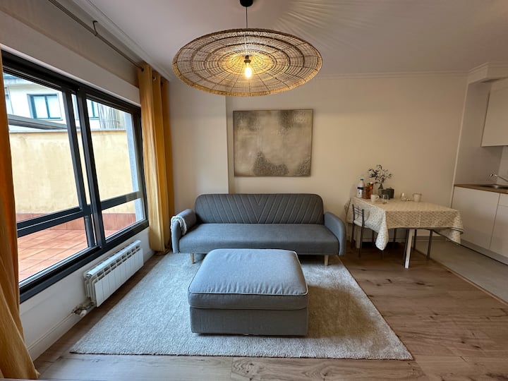 Un Dormitorio Con Terraza - Pontevedra