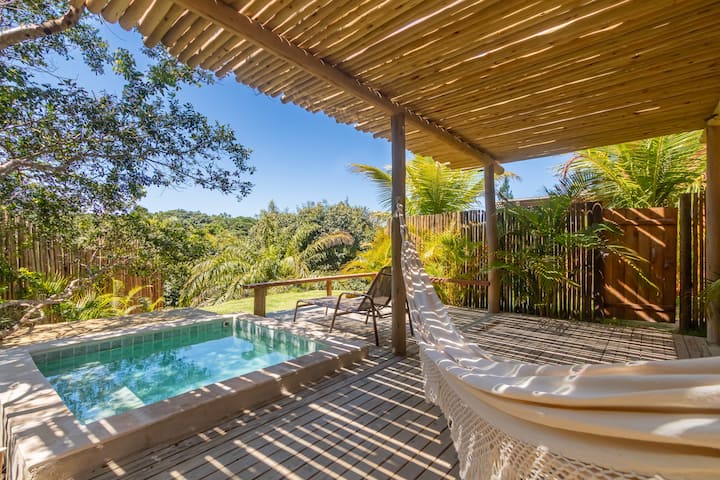 Chalé Manga Em Trancoso Com Piscina Privativa - Trancoso
