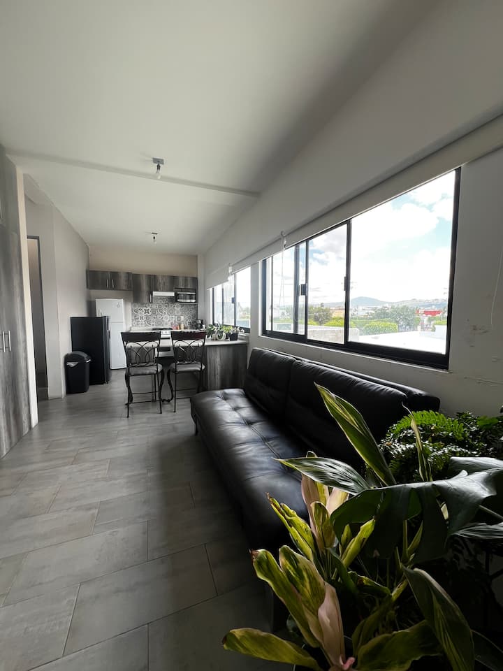 Amplio Loft+sofa Cama+cocina+baño+wifi+facturación - メキシコの州 ケレタロ 州