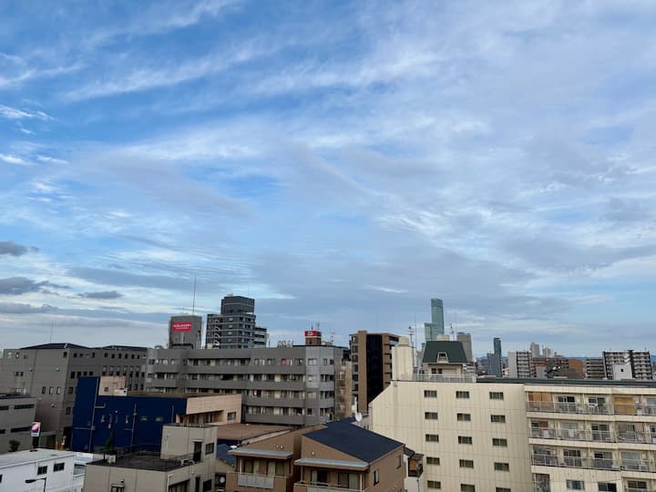 【2025 Open 3ldk】 64m² 5 D-beds +1 S-bed/7min Walk - Ōsaka