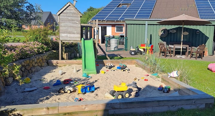 Bauernhof-urlaub Auf Föhr Wohnung Morgensonne - Amrum