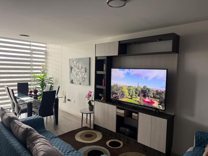 Ecoapto. Confort, Gym, Parqueo, Wifi, Juego, Vista - Quito
