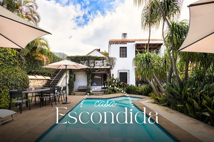 Casa Escondida, Unique Home With Pool - Guatemala