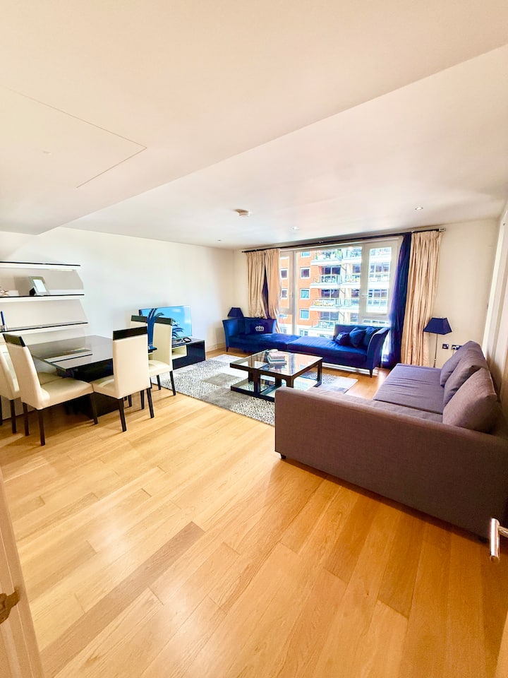 Spacious 3 Bed Apt. Private Gardens/thames View - Londen