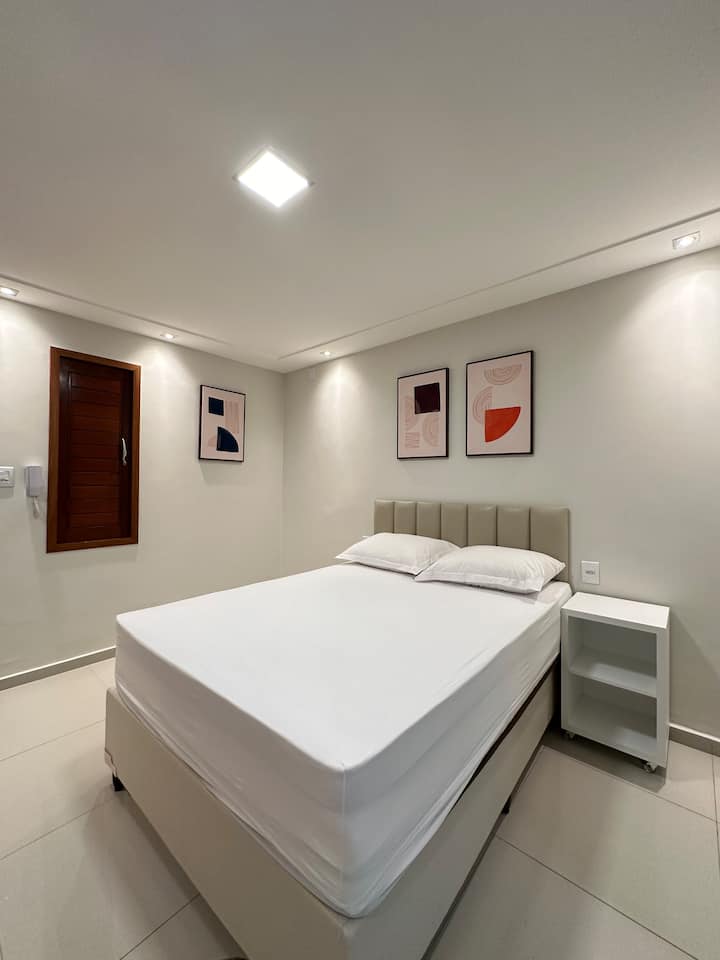 Apartamento 1/4 Aconchegante Em Ponta Negra - Natal