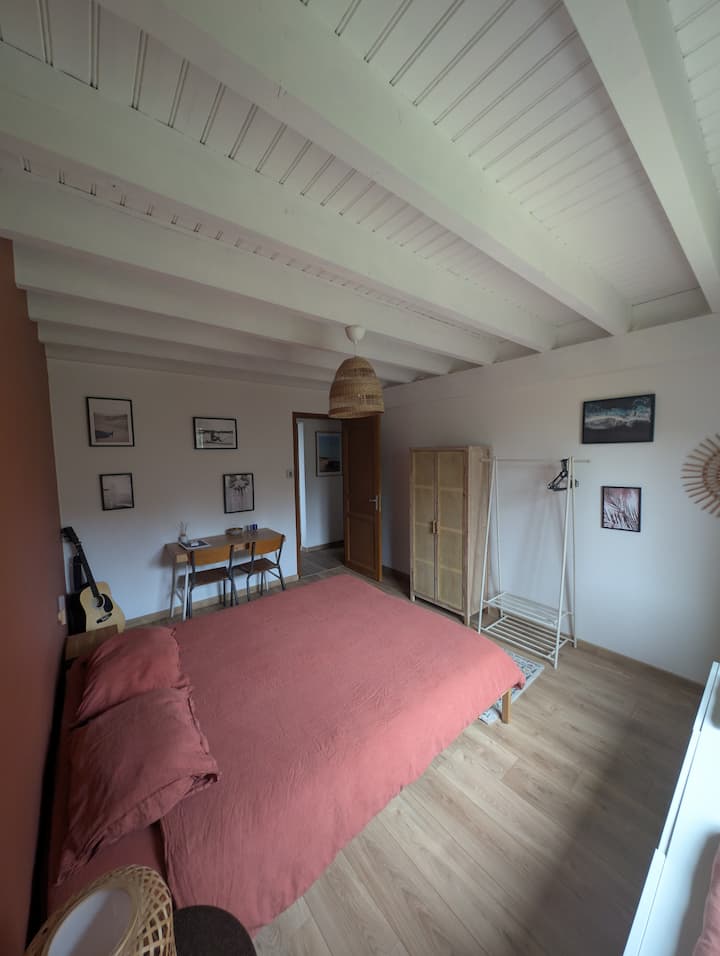 Jolie Chambre Dans Une Maison Landaise Rénovée - Saint-Médard-en-Jalles