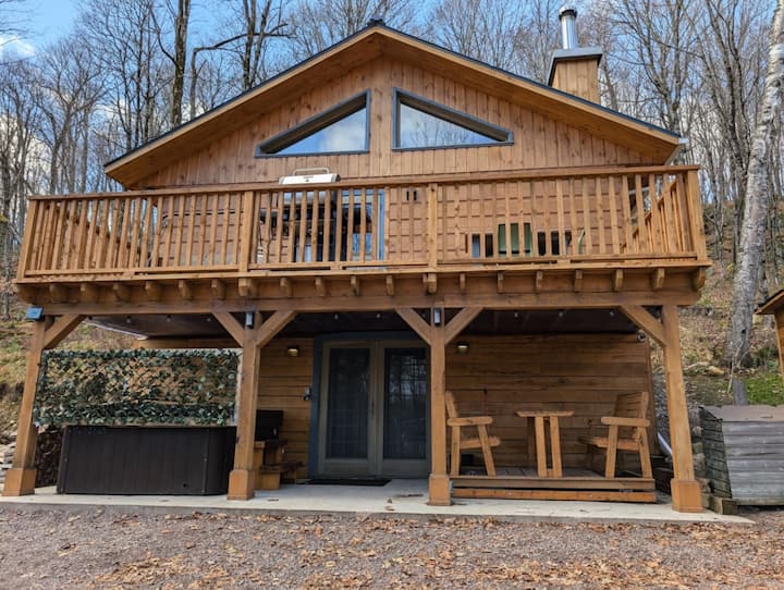 Chalet 2025 #9, Spa, Sauna, Babyfoot, Pacman, Feux - Laurentides