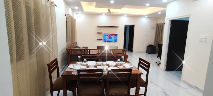 Brbnb L Spacious 3b3w L Kitchen L Wifi L Workspace - Bangalore