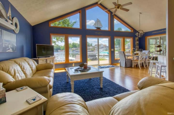 All-sports Lakefront One-story   *Fish Swim Relax* - Loon Pond, North Webster