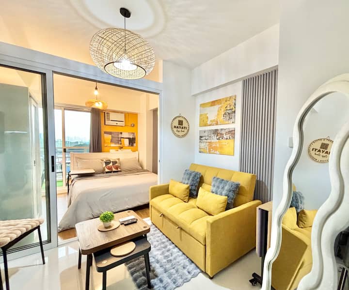 Central 300mbps Queenbed Netflix Balcony Pool - 케손시티