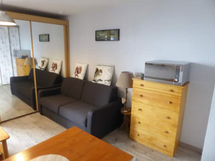 Studio Cabine Balcon Vue Lac Parking - Les Angles