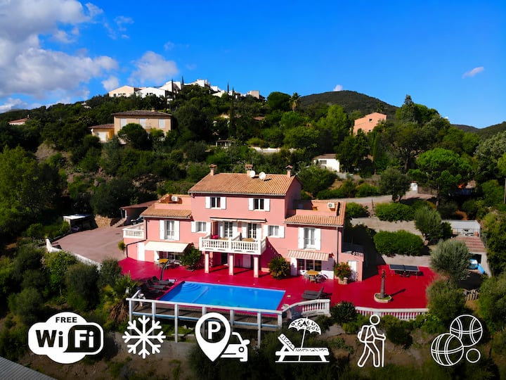 6. La Villa 101, Piscine, Balnéo - Top Vacances - Roquebrune-sur-Argens