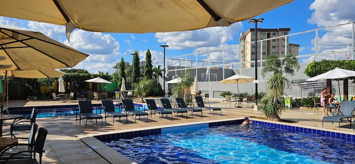 Caldas, Apart Com Excelente áRea De Lazer. - Caldas Novas