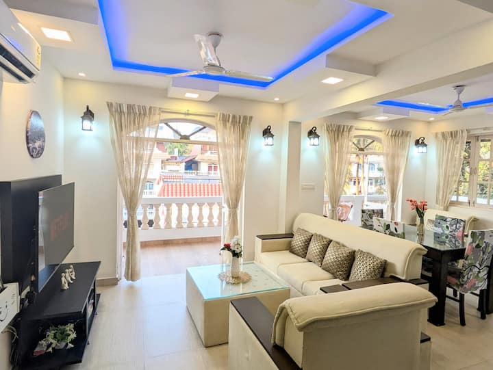 3bhk Duplex Penthouse, Walk To The Colva Beach - Colva