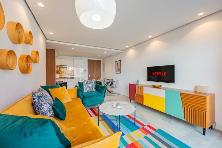 Modern And Elegant 2/2 Apt In The Heart Of Gueliz - Marrakesh